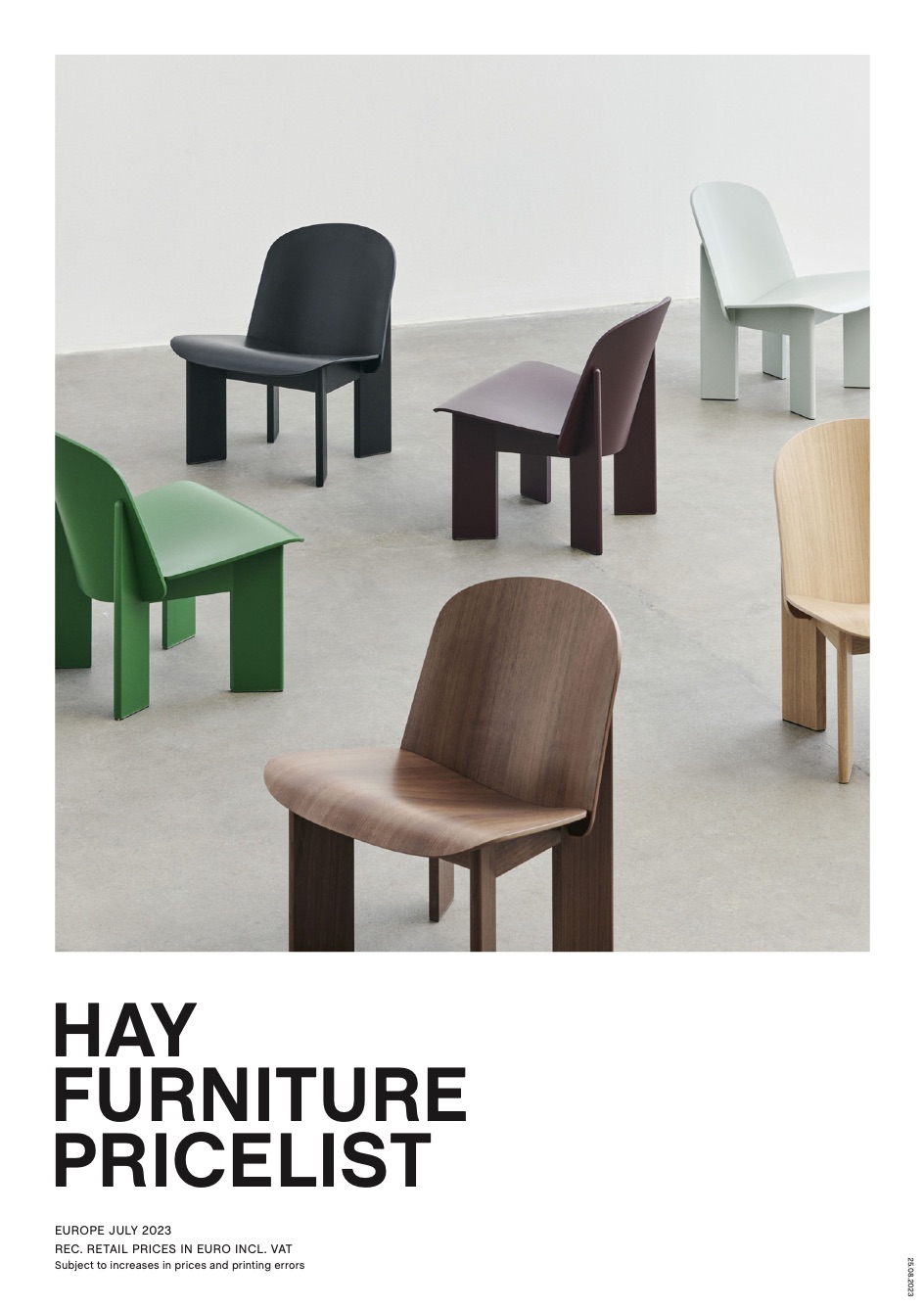 Listino prezzi Hay FURNITURE