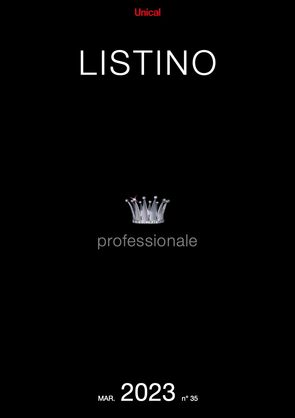 Listino prezzi Unical PROFESSIONALE