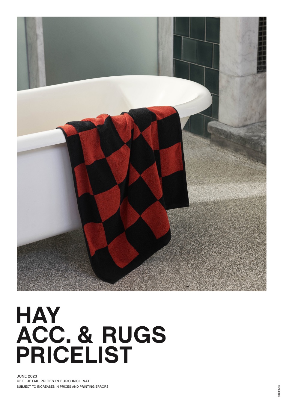 Listino prezzi Hay Acc. & Rugs