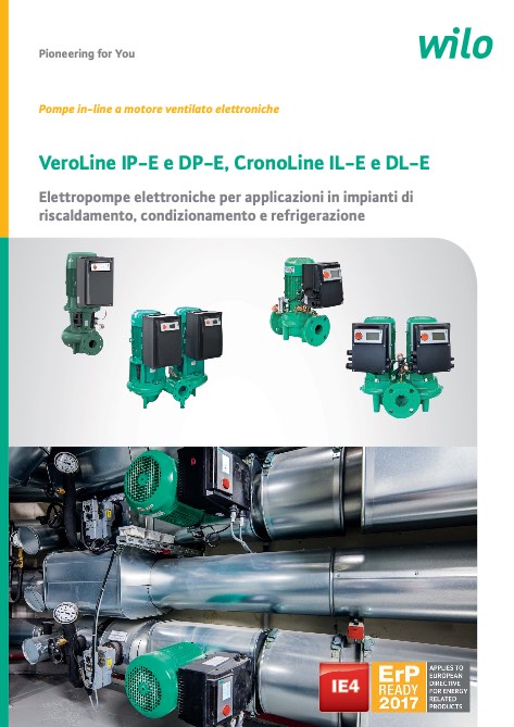 目录 Wilo VeroLine IP-E e DP-E, CronoLine IL-E e DL-E