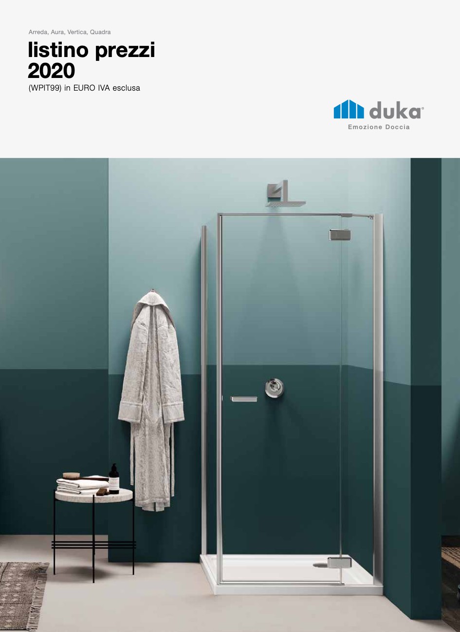 Listino prezzi Duka 2020