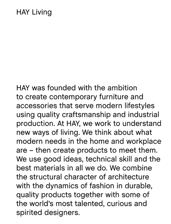 Hay - Living