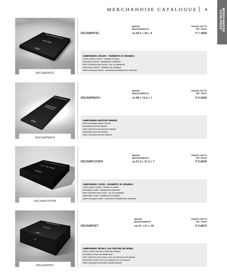 Devon&Devon - MERCHANDISE CATALOGUE 2018