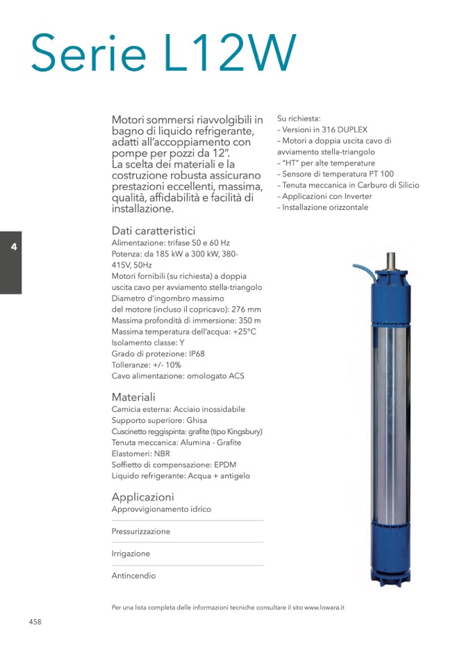 Xylem Lowara - Prodotti per la movimentazione dell'acqua