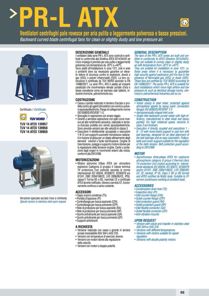 Dynair - 2 - Gamma ventilatori Atex
